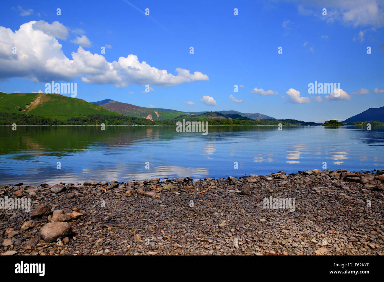 Derwentwater Lake District National Park Cumbria England uk near ...