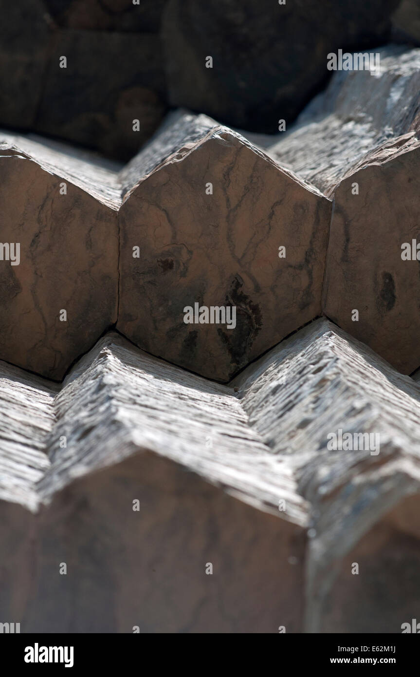 Interlocking basalt columns, Garni Gorge, Armenia Stock Photo - Alamy