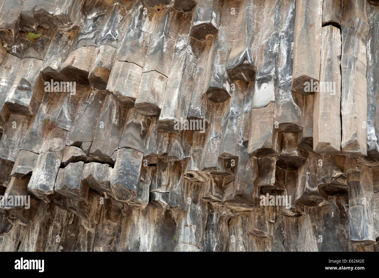 Interlocking basalt columns, Garni Gorge, Armenia Stock Photo - Alamy