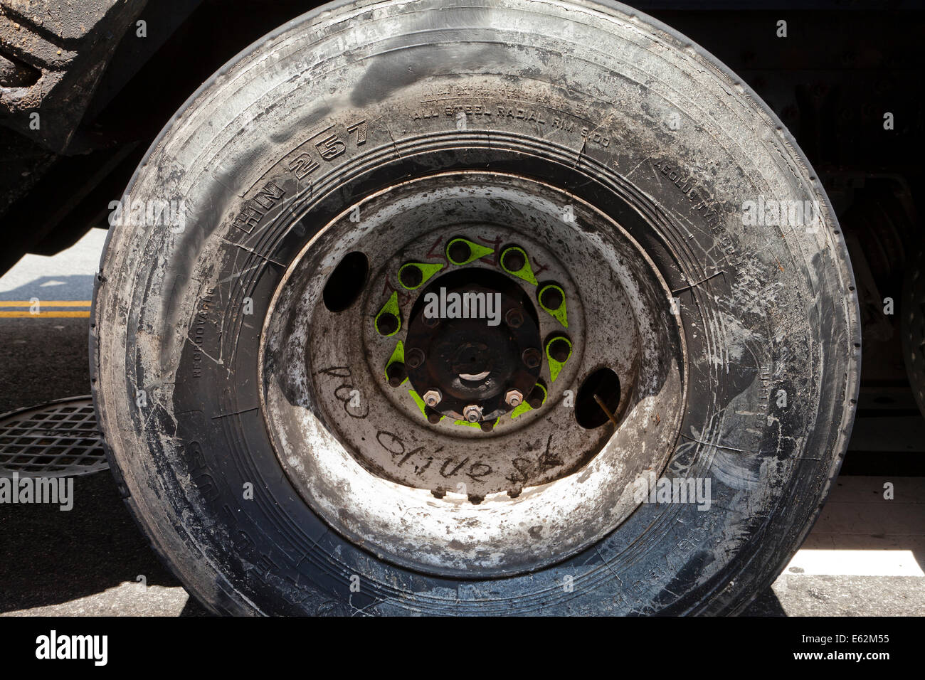 Truck tyre hi-res stock photography and images - Alamy