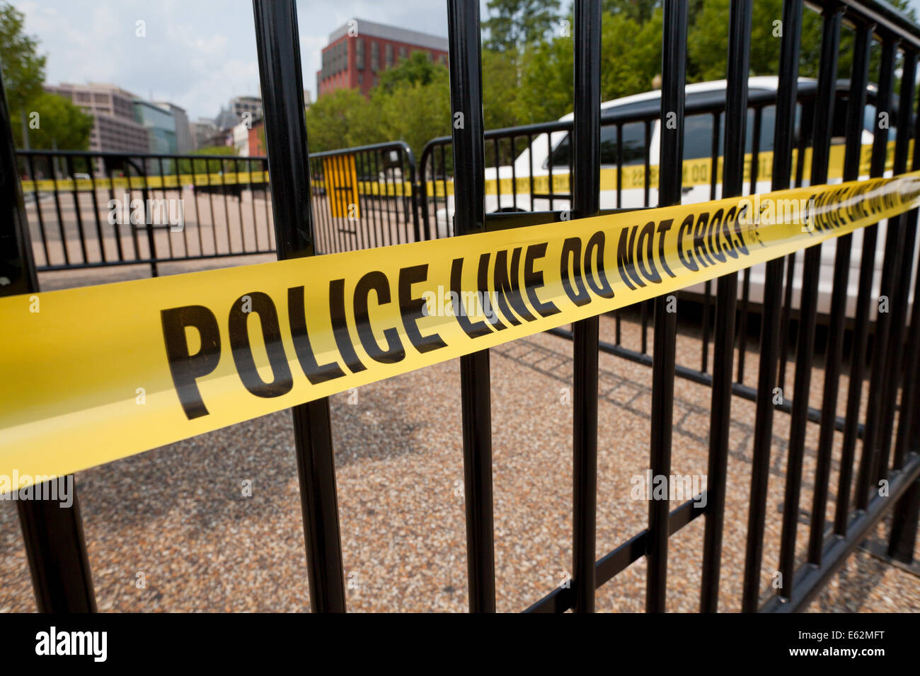 Police Line tape - Washington, DC USA Stock Photo - Alamy