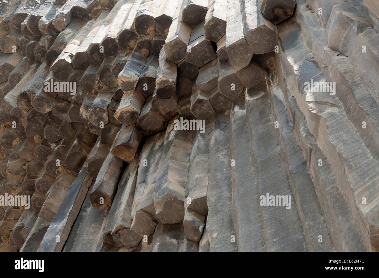Interlocking basalt columns, Garni Gorge, Armenia Stock Photo - Alamy