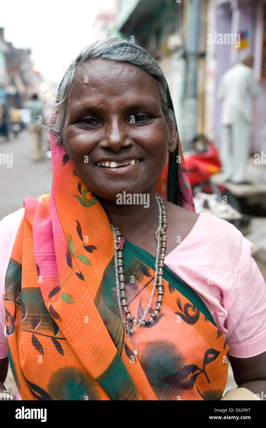 Indian lady in Bundi, Rajasthan, India Stock Photo - Alamy
