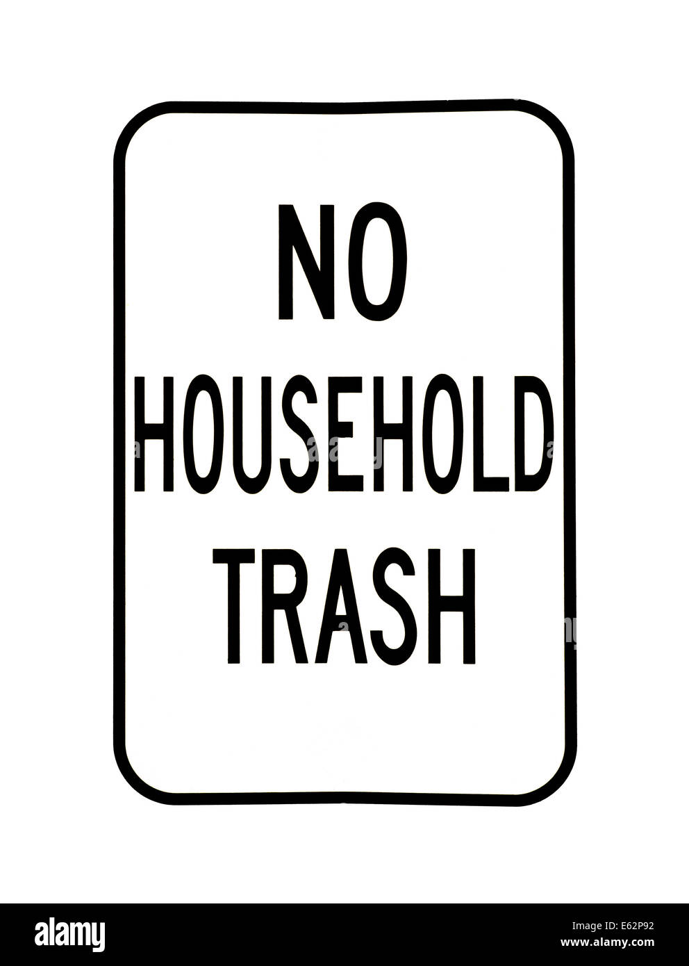 Trash Basura Sign