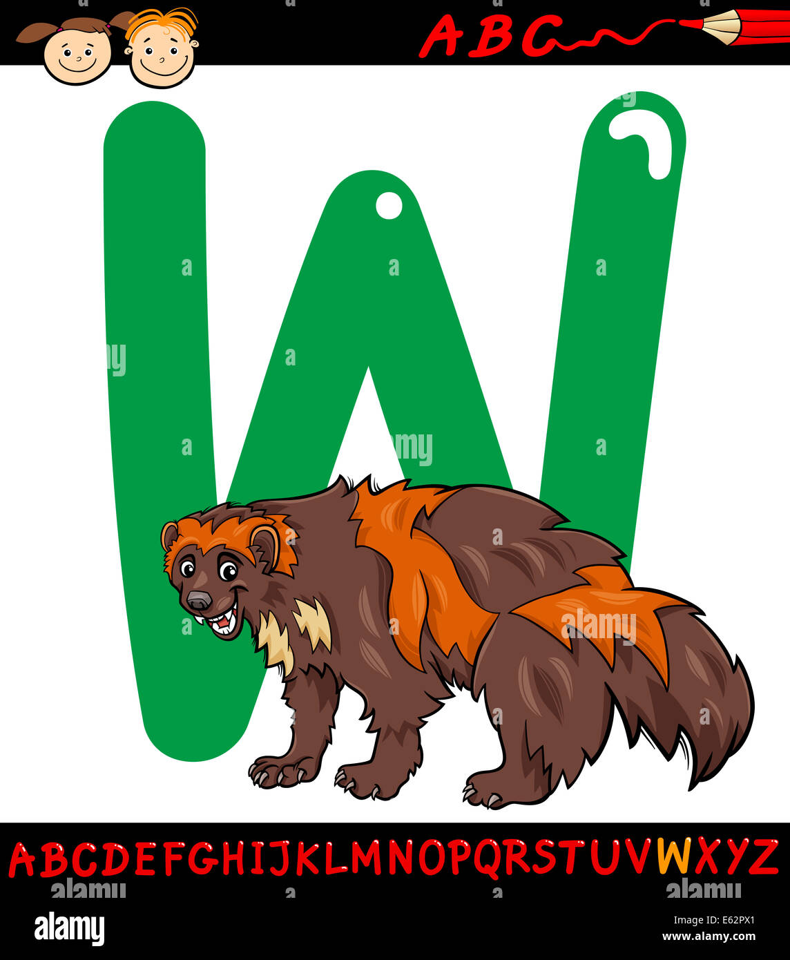 Wolverine cartoon hi-res stock photography and images - Alamy