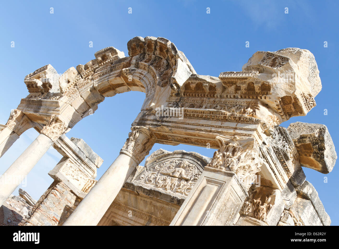 Temple of Hadrian in Ephesus, Turkey Stock Photo - Alamy
