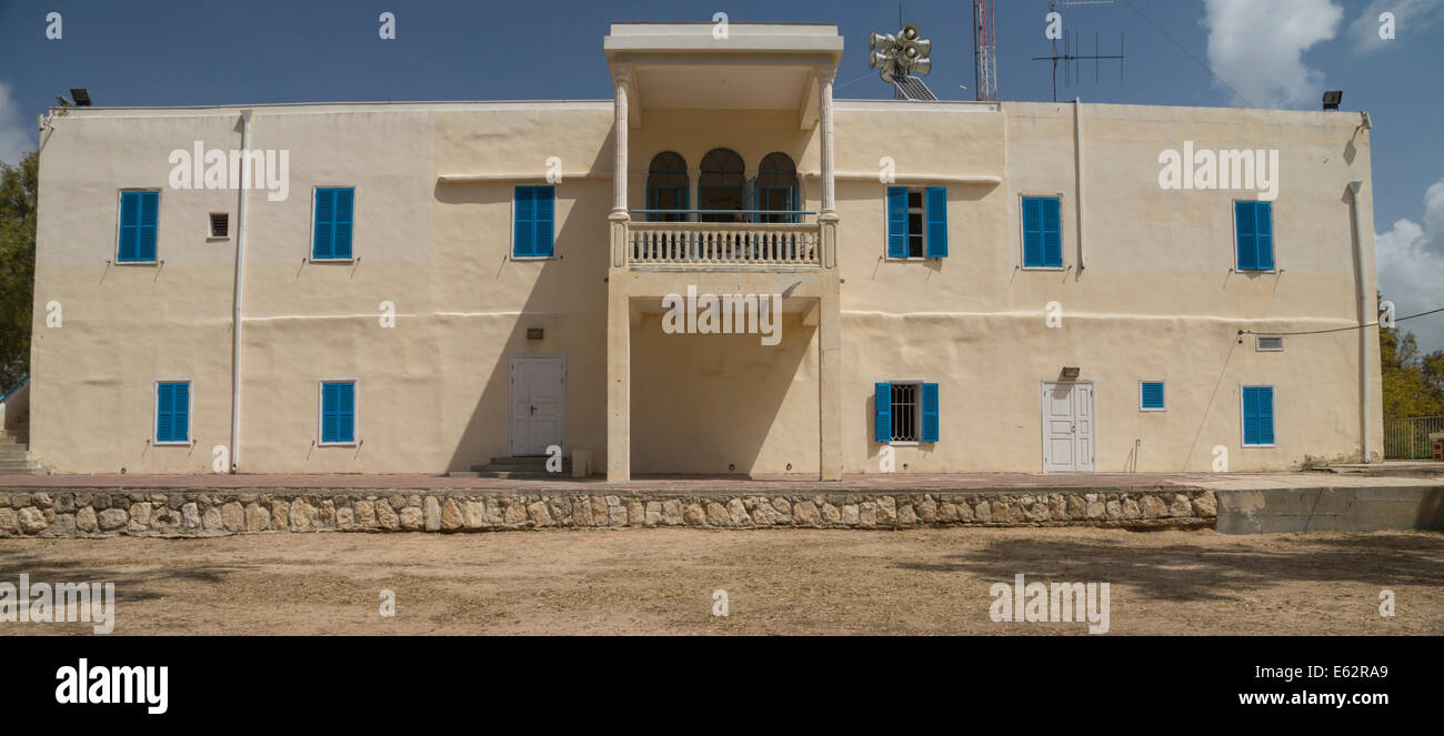 Israel. The old Nitzanim mansion, where fierce fighting took place ...