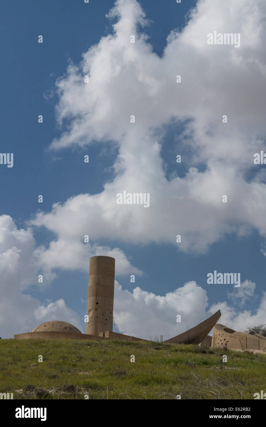 Israel. "The Negev Brigade Memorial" near Beersheba, dedicated to the ...