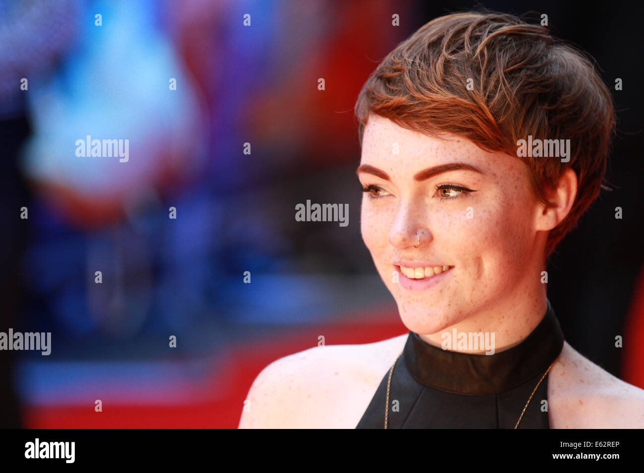 London, UK, 12th August 2014. Chloe Howl attends the UK Premiere of ...