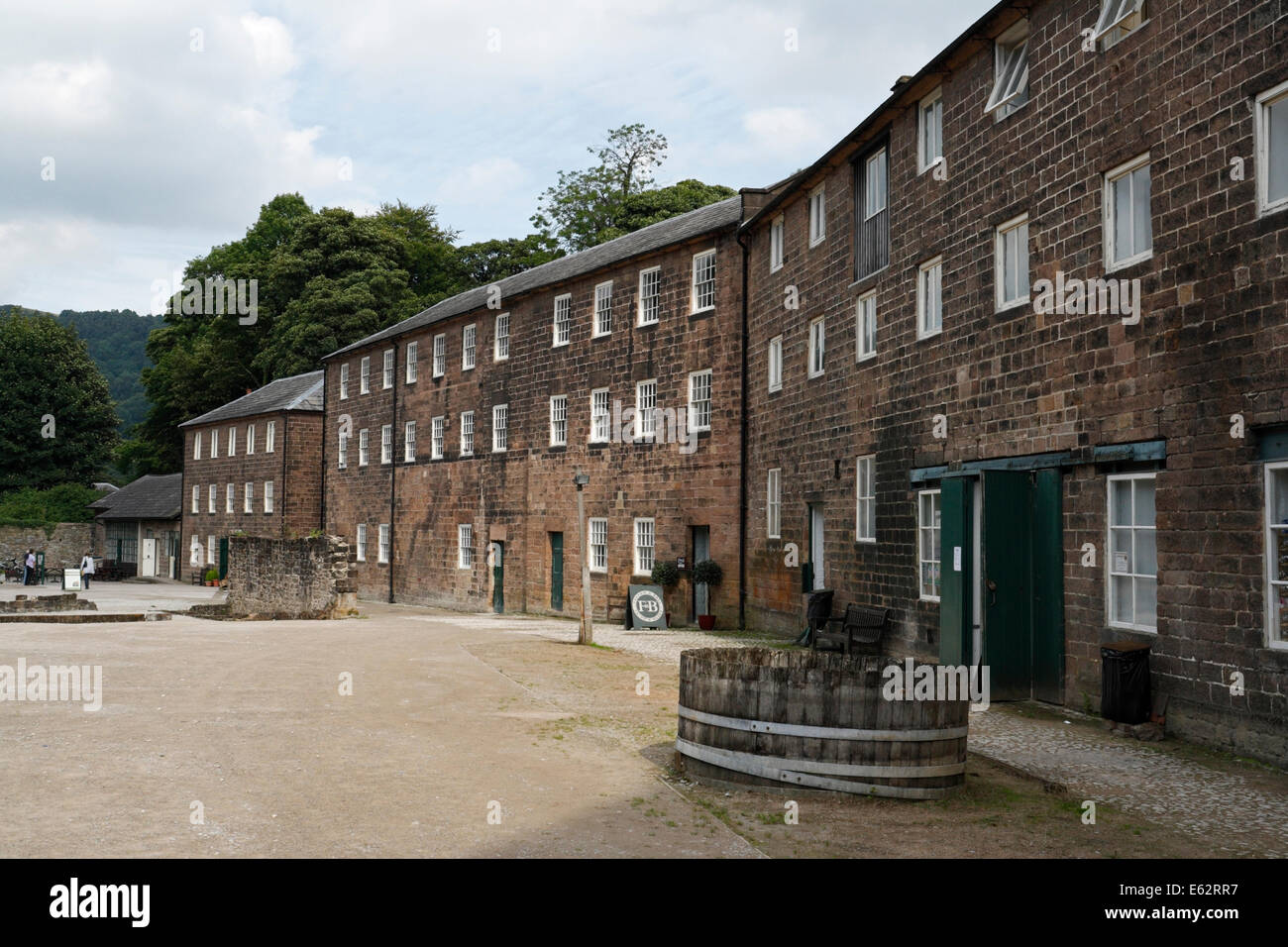 Old Mill buildings at Cromford Mill in Derbyshire Stock Photo: 72591995 ...