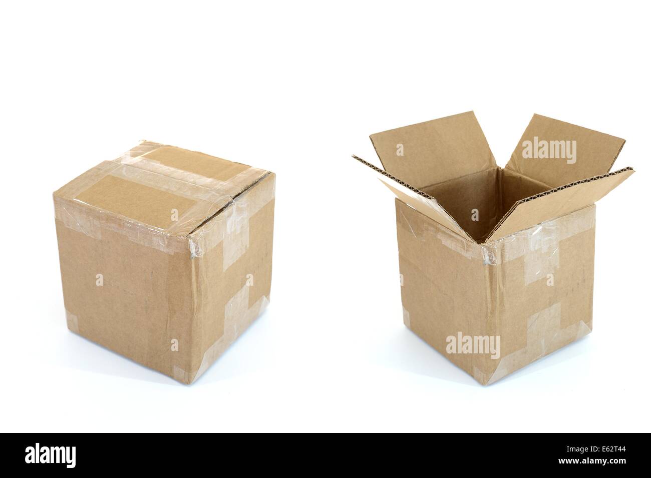 A close up shot of a cardboard box Stock Photo - Alamy