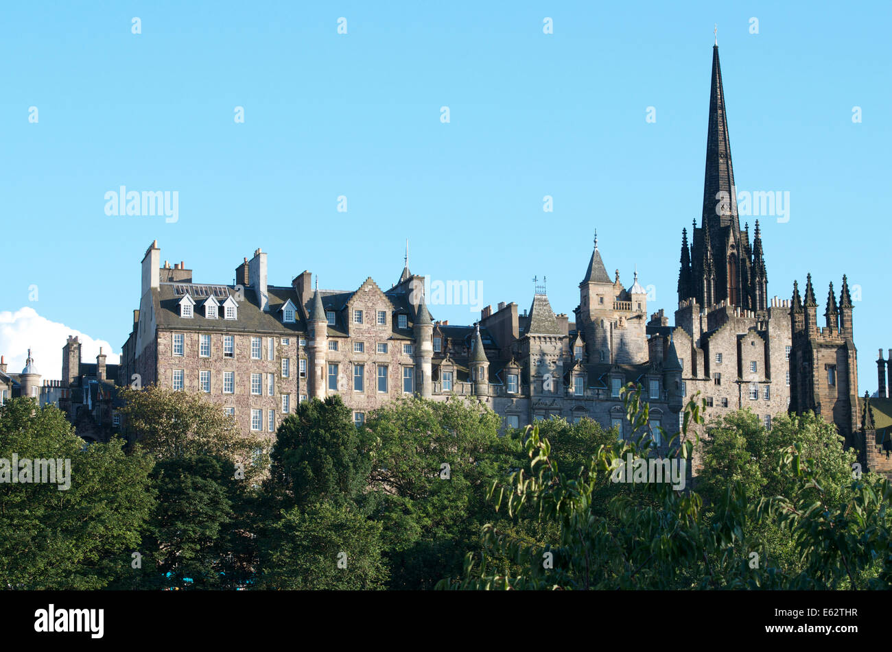 Edinburgh Old Town Tenements Stock Photo - Alamy