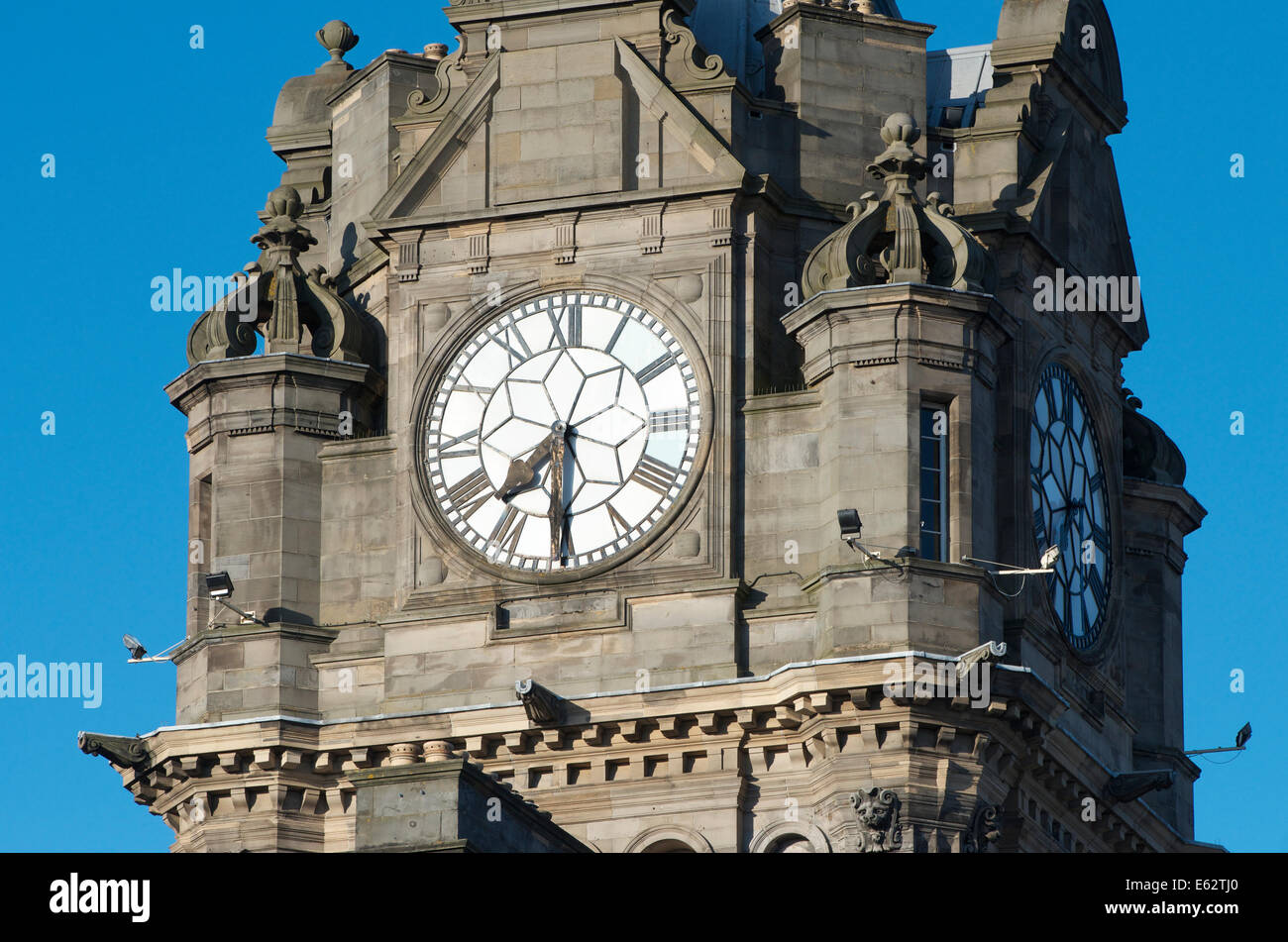 Clock Tower, Balmoral Hotel, Edinburgh, Scotland, UK Stock Photo - Alamy