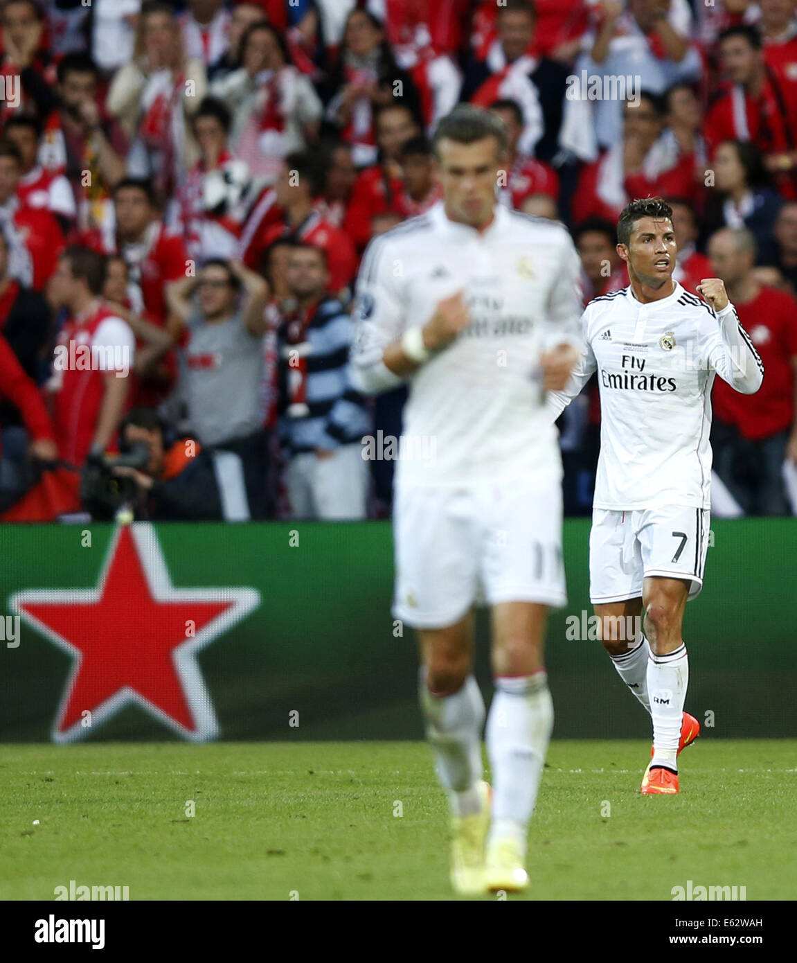 Cristiano ronaldo celebrates 2014 hi-res stock photography and images ...
