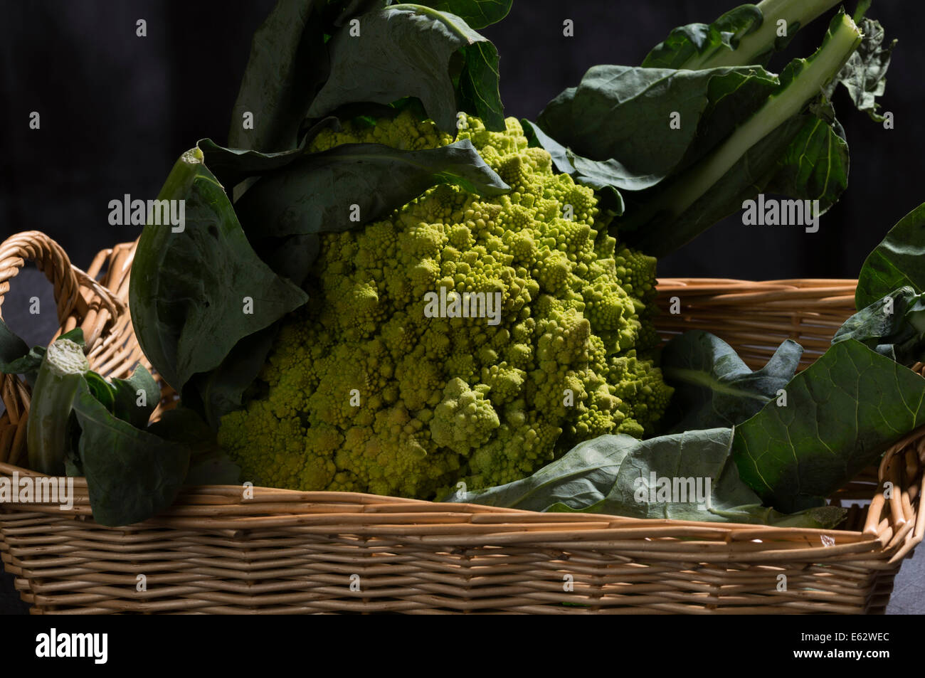 Broccoli Romanesco, green Stock Photo - Alamy