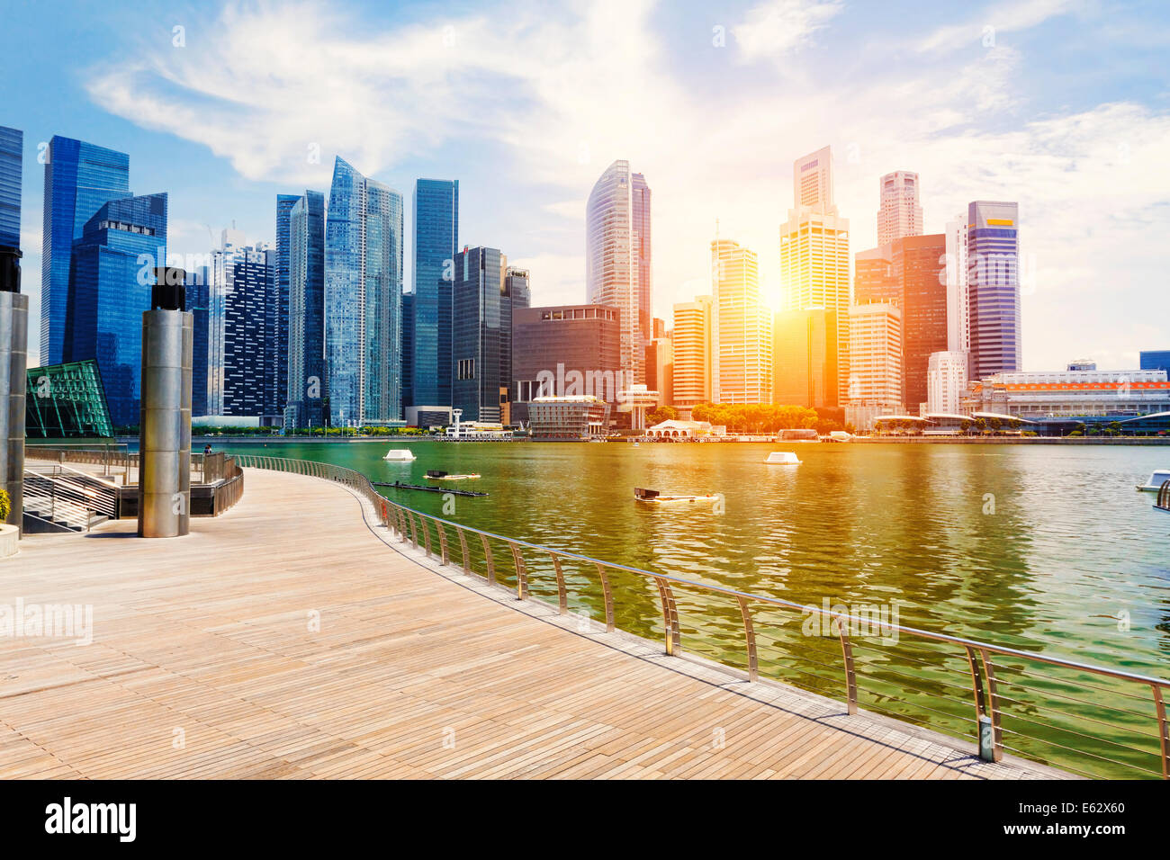 Singapore city skyline at day Stock Photo - Alamy