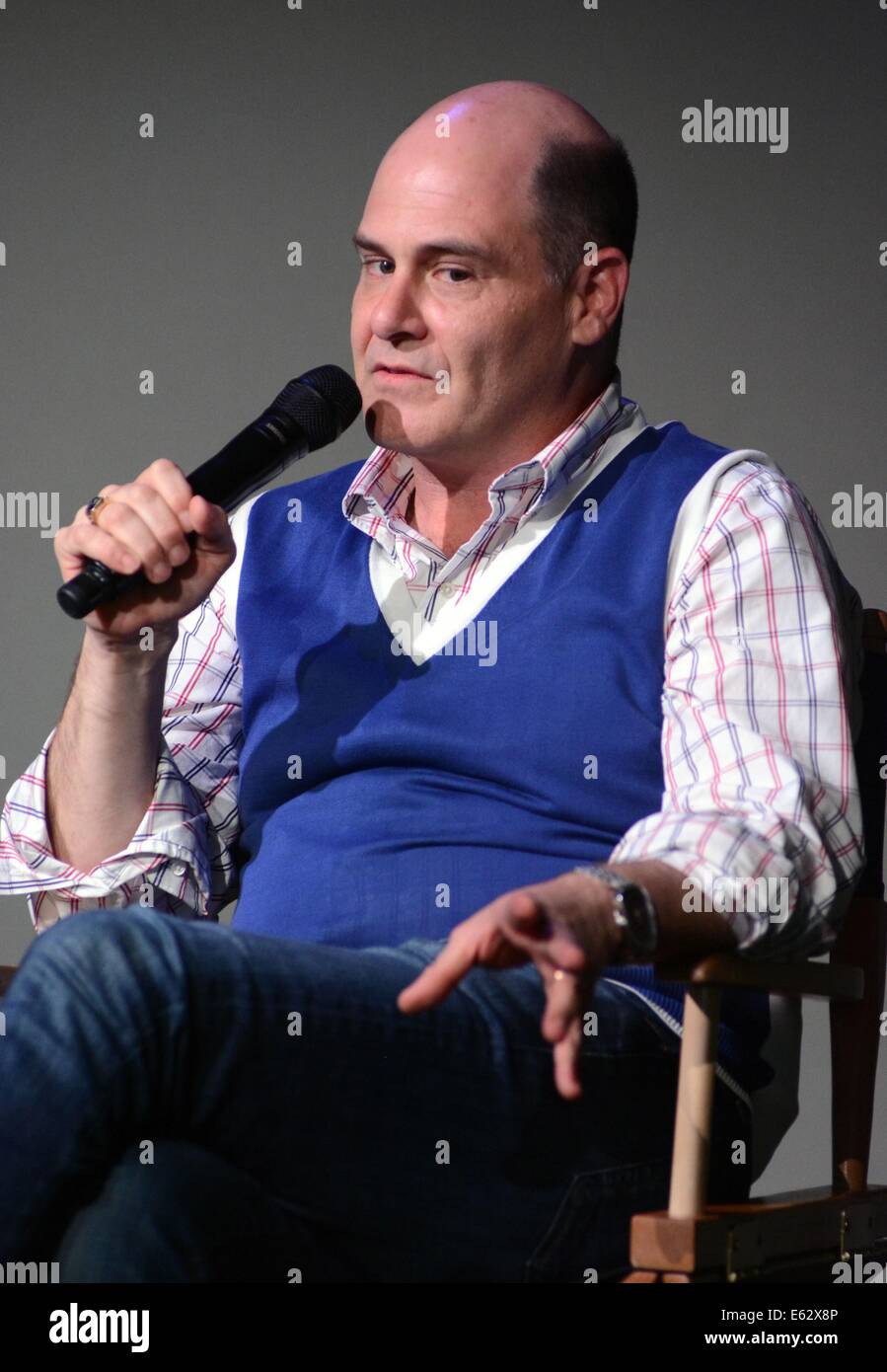 New York, NY, USA. 12th Aug, 2014. Matthew Weiner at in-store ...