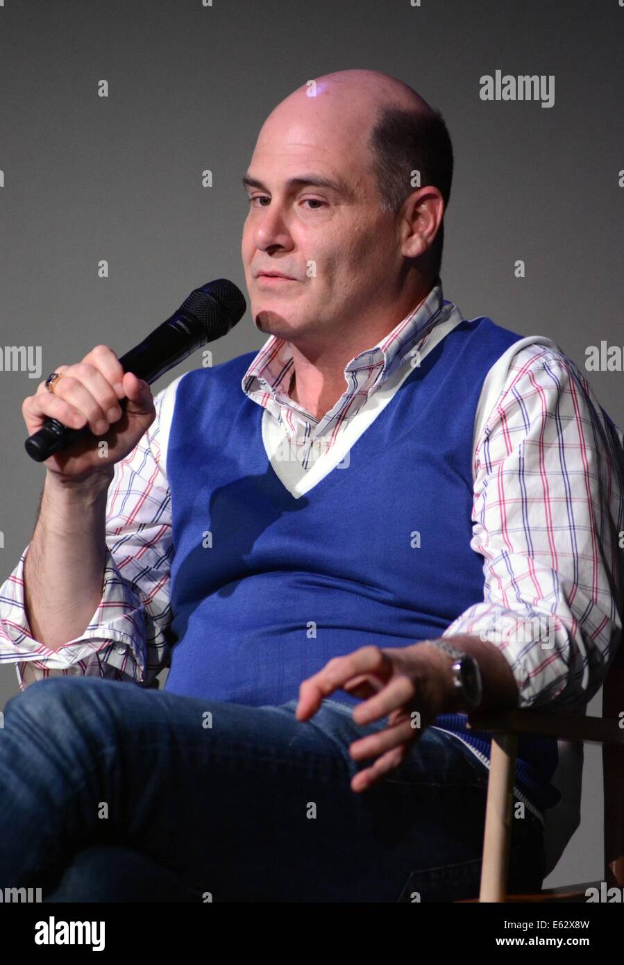 New York, NY, USA. 12th Aug, 2014. Matthew Weiner at in-store ...