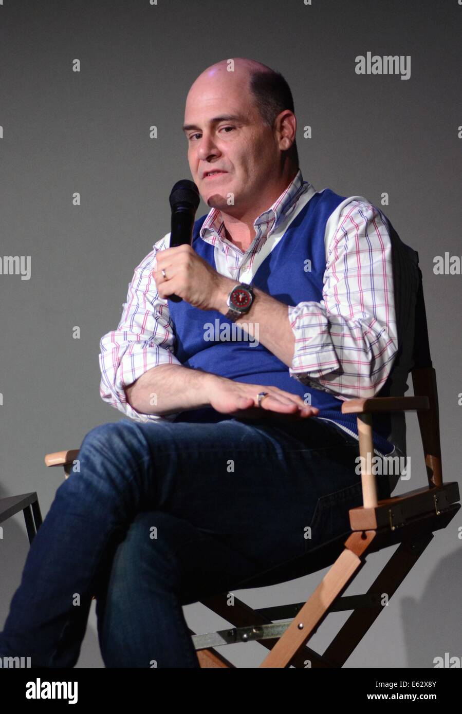 New York, NY, USA. 12th Aug, 2014. Matthew Weiner at in-store ...
