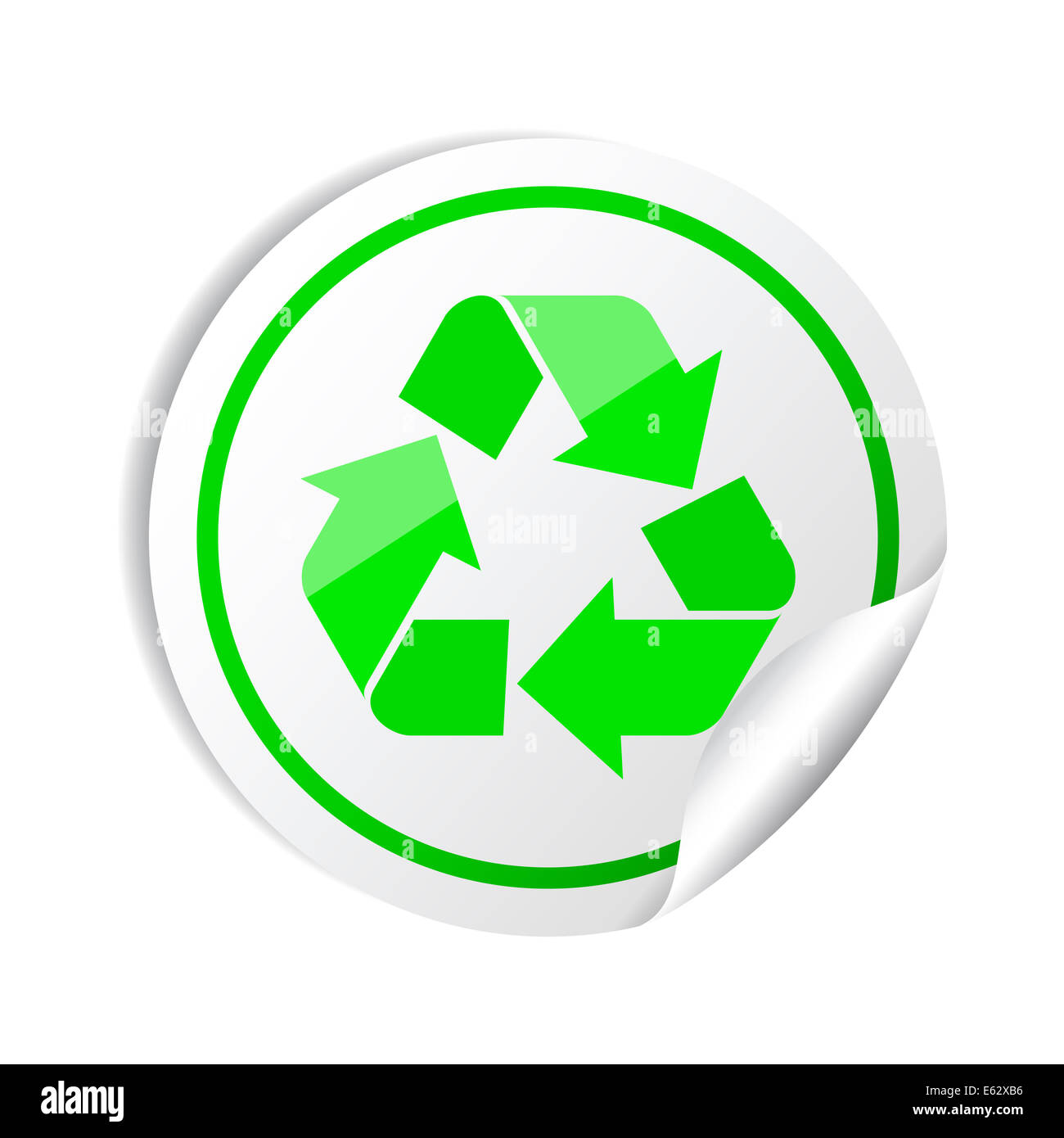 Recycle sign web icon hi-res stock photography and images - Alamy