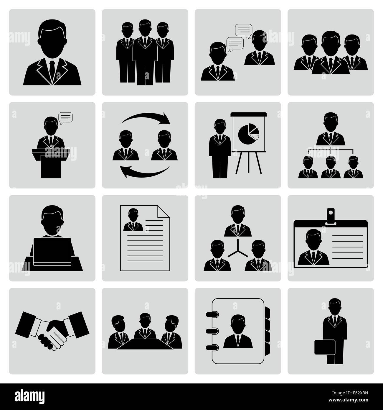 Human resources icon hi-res stock photography and images - Alamy