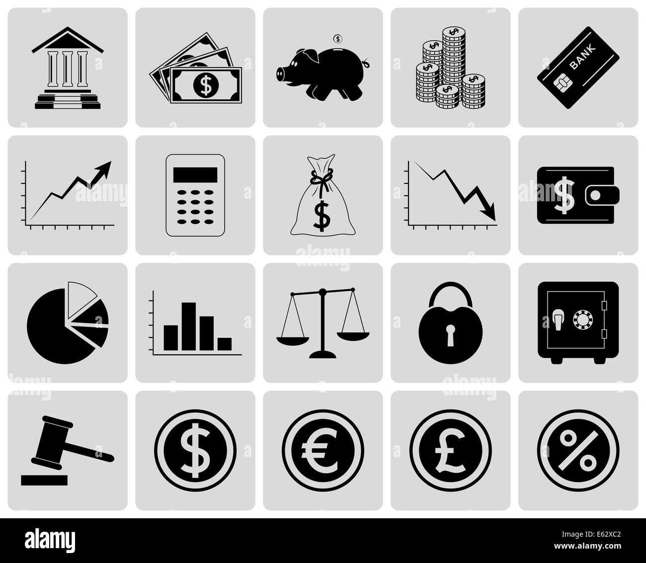 Finance icon hi-res stock photography and images - Alamy