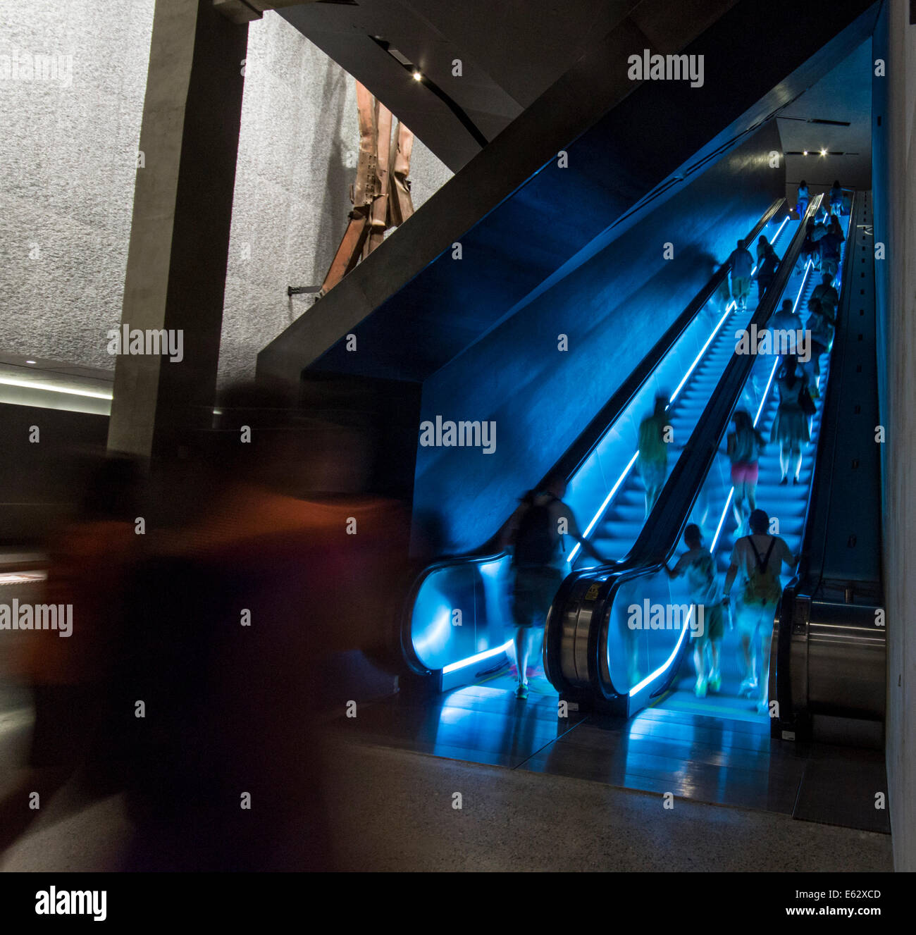 Manhattan new york escalator in hi-res stock photography and images - Alamy