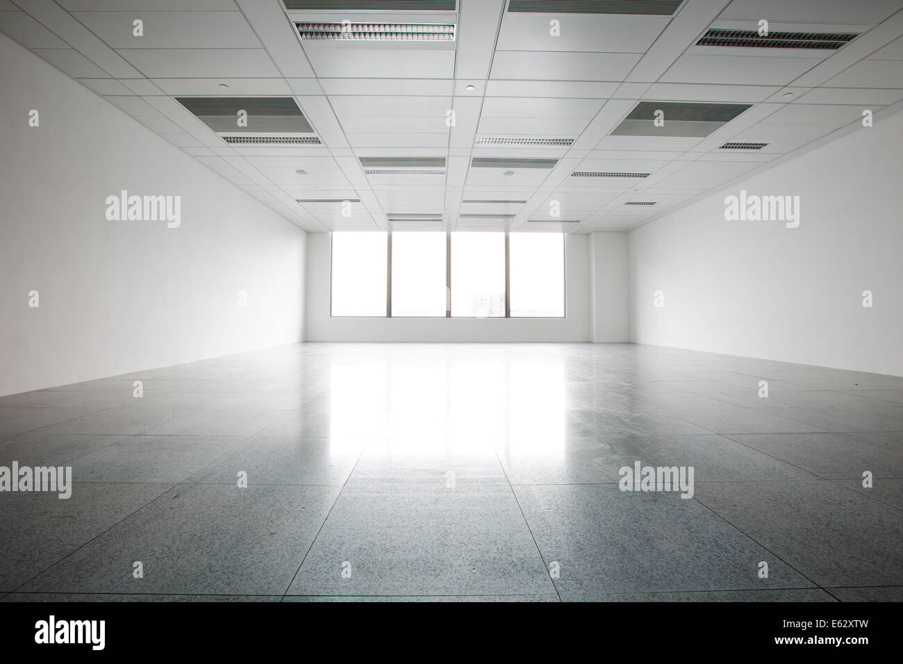 Bright empty office building interior Stock Photo - Alamy