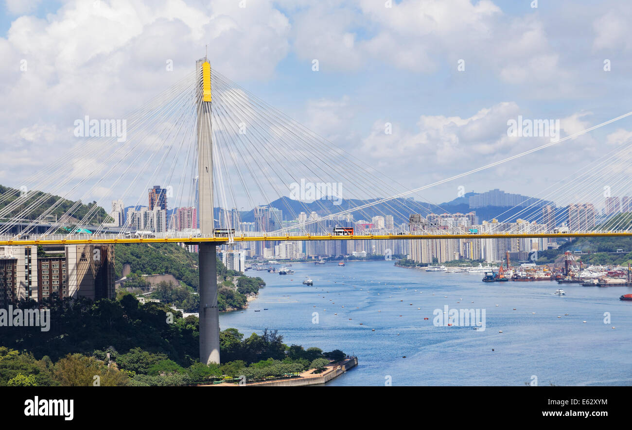 highway bridge in hong kong at day Stock Photo - Alamy