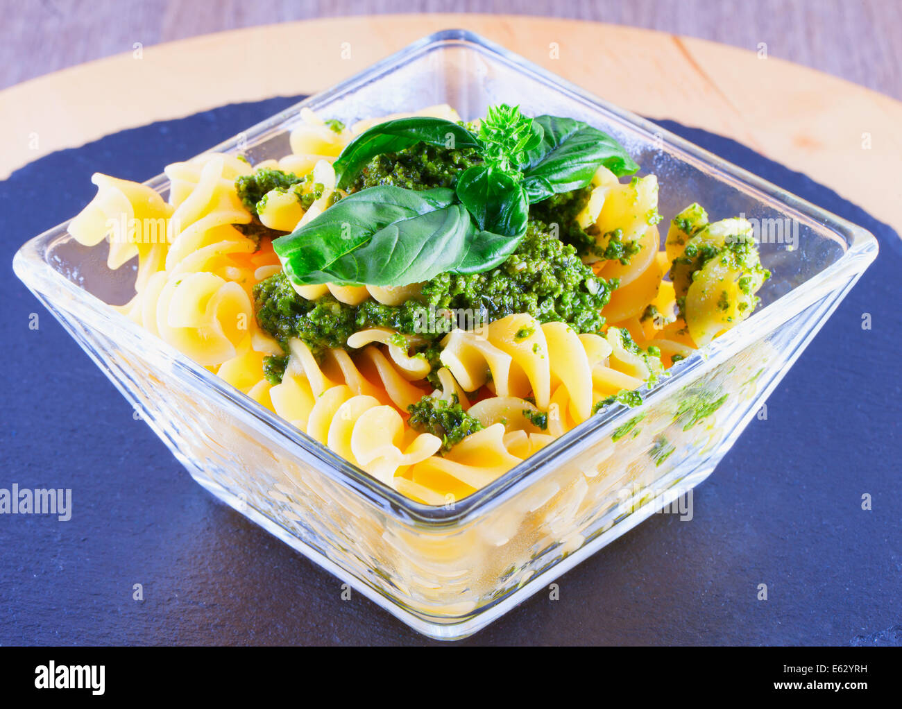 Fusilli al pesto hi-res stock photography and images - Alamy