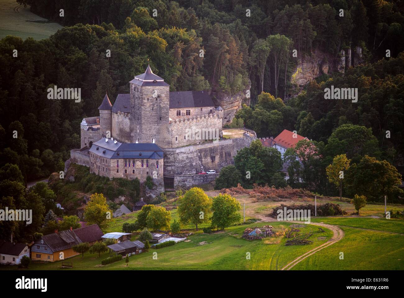 Kost Castle in Bohemian Paradise. Libosovice, Czech republic, June 23 ...