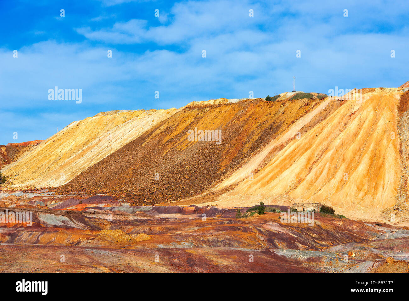 Rio Tinto, Rio Tinto mines, Huelva province, Andalusia, Spain Stock ...