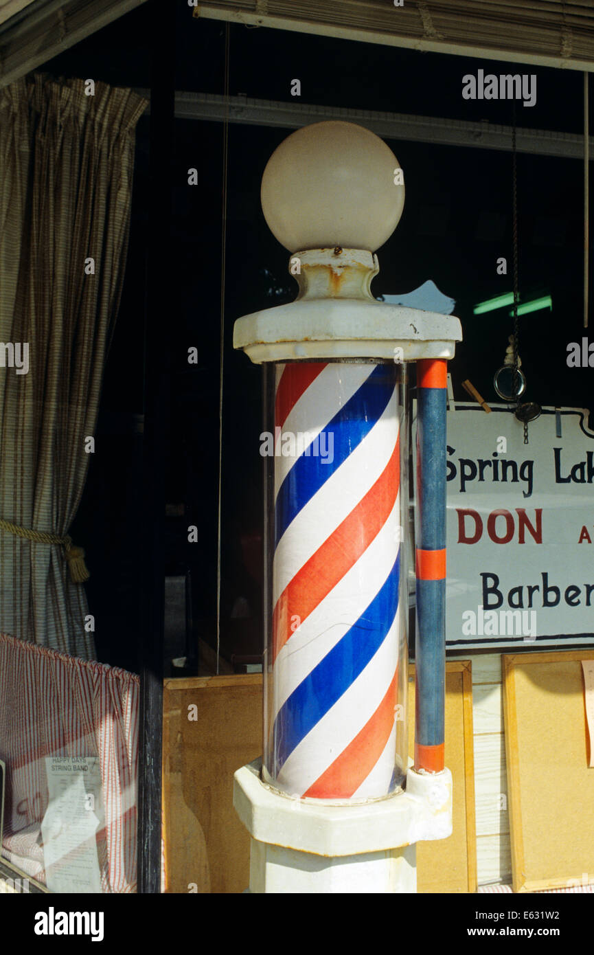 Barber pole icon barbershop hi-res stock photography and images - Alamy