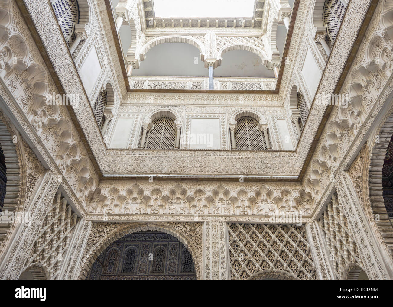 Inside the alcazar of seville hi-res stock photography and images - Alamy