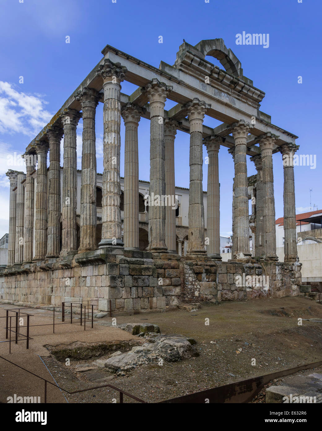 Roman temple, Mérida, Extremadura, Spain Stock Photo - Alamy