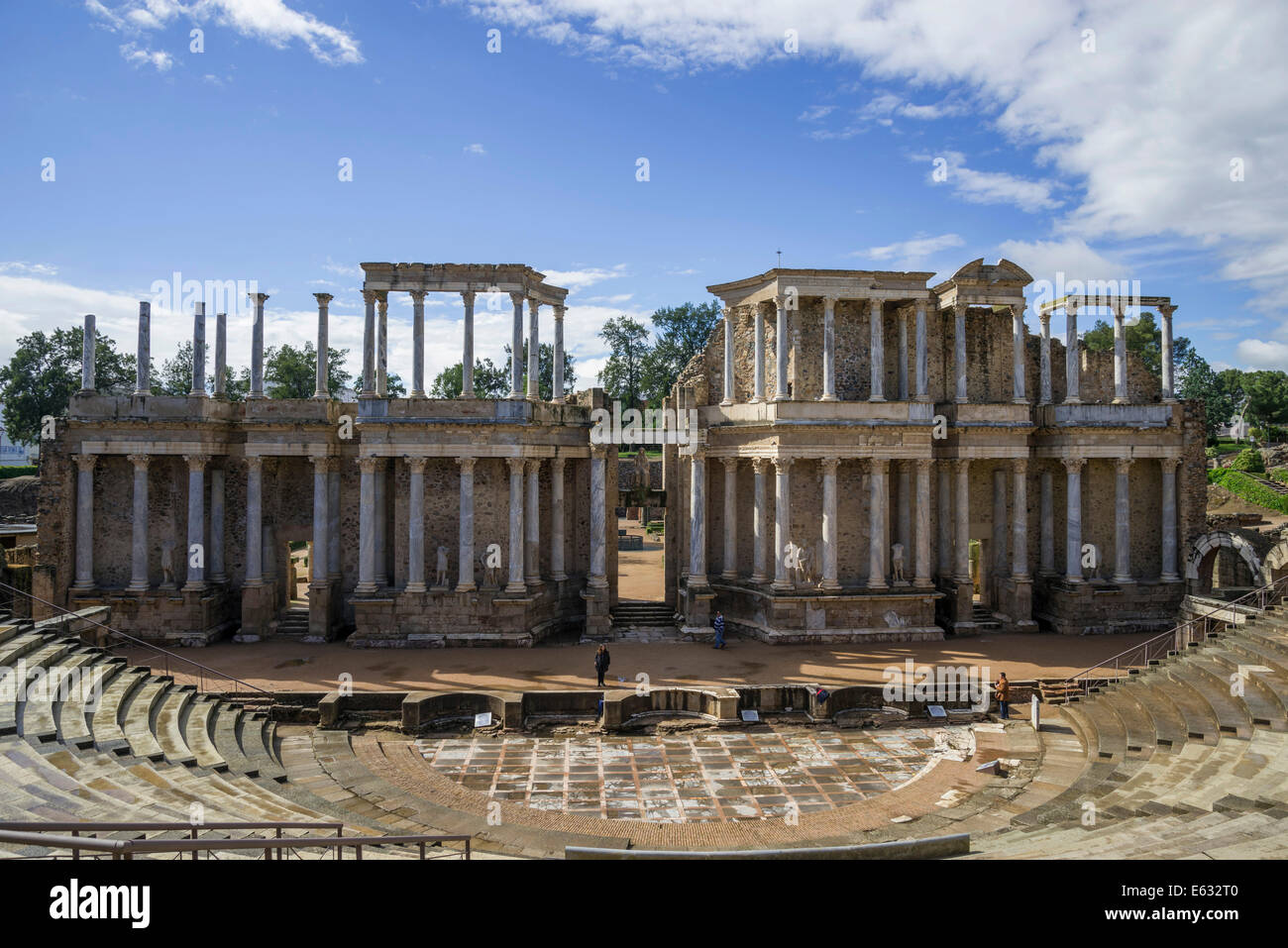 The Roman Theatre, Merida, Extremadura, Spain Stock Photo - Alamy
