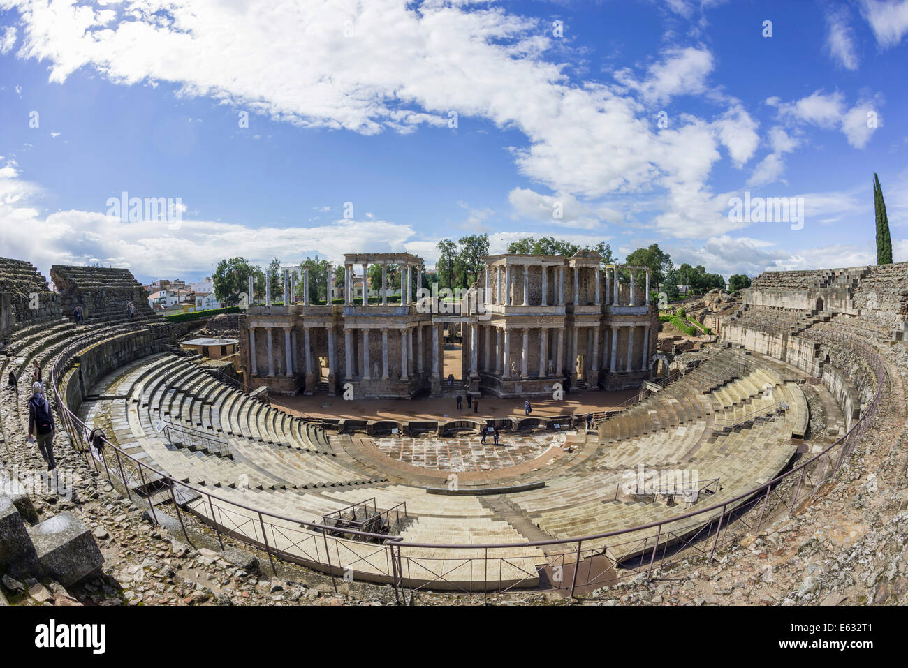 The Roman Theatre, Merida, Extremadura, Spain Stock Photo - Alamy