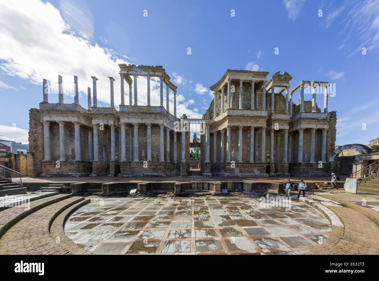 The Roman Theatre, Merida, Extremadura, Spain Stock Photo - Alamy