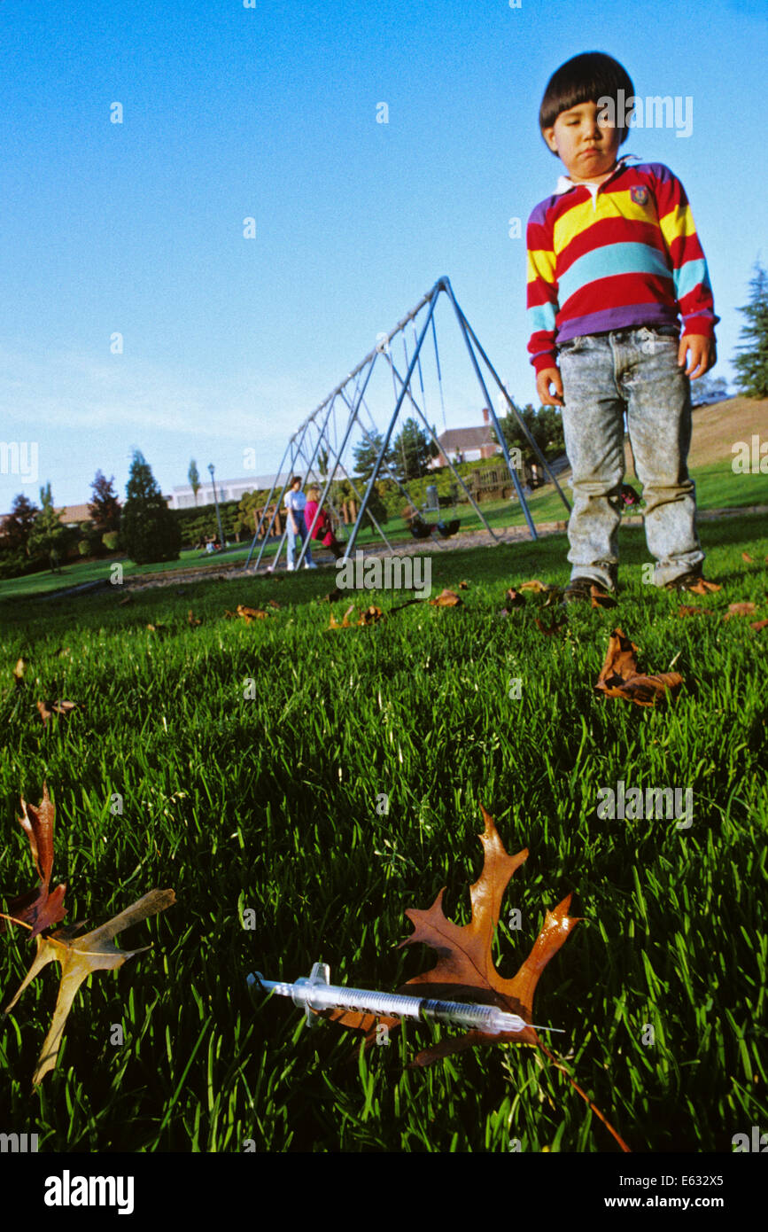 1980s children on playground hi-res stock photography and images - Alamy