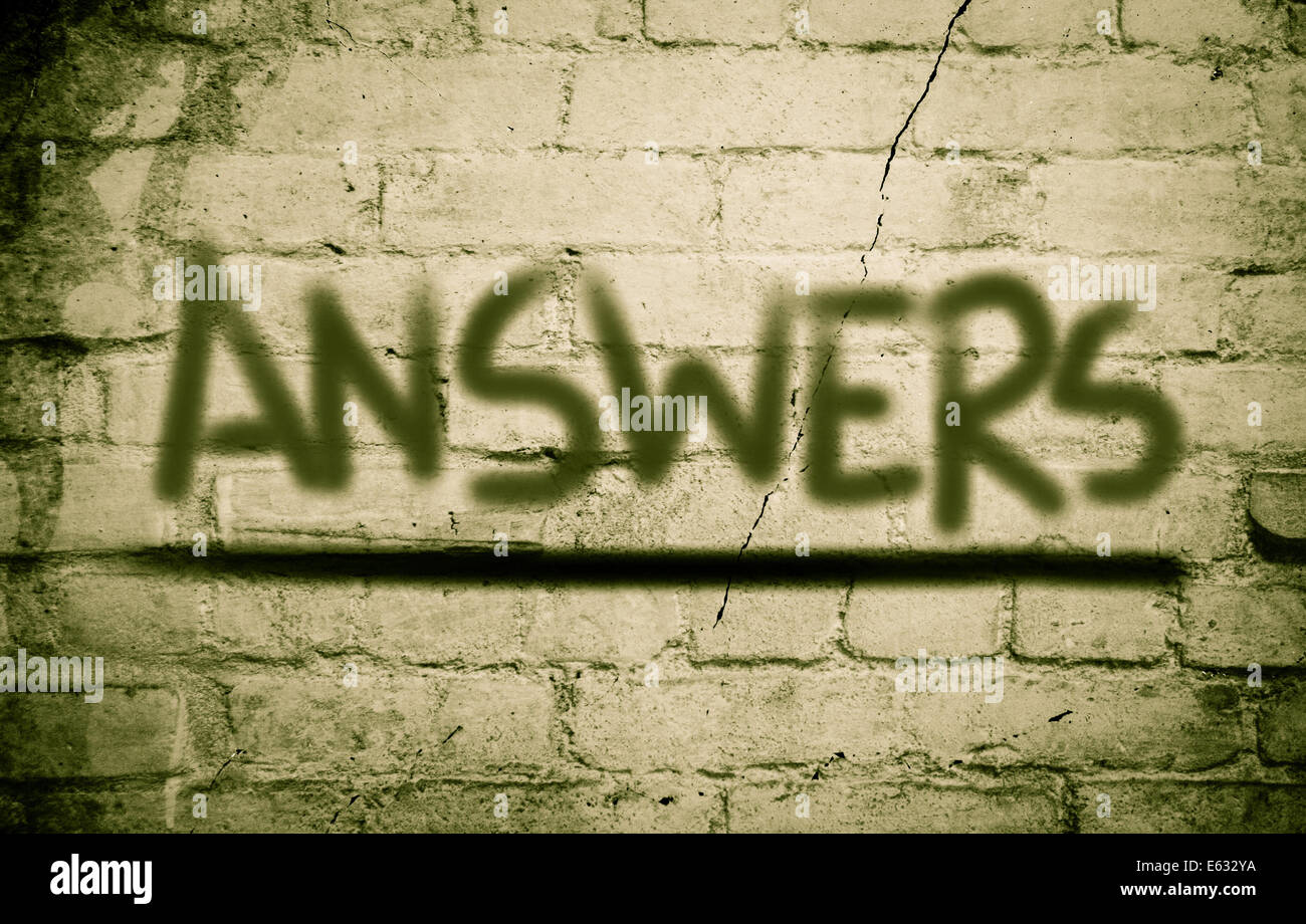 Brainstorming question solution handwriting hi-res stock photography ...