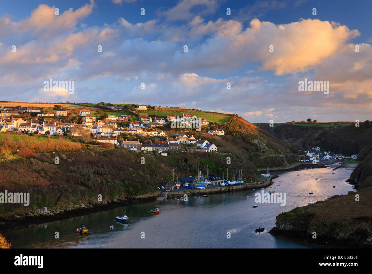 Solva St Brides Bay Pembrokeshire Wales Stock Photo - Alamy