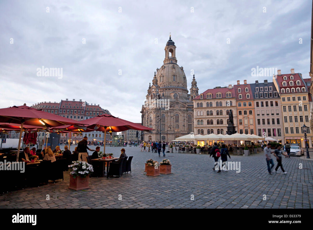 Church of Our Lady, Frauenkirche and Neumarkt square, Dresden, Saxony ...