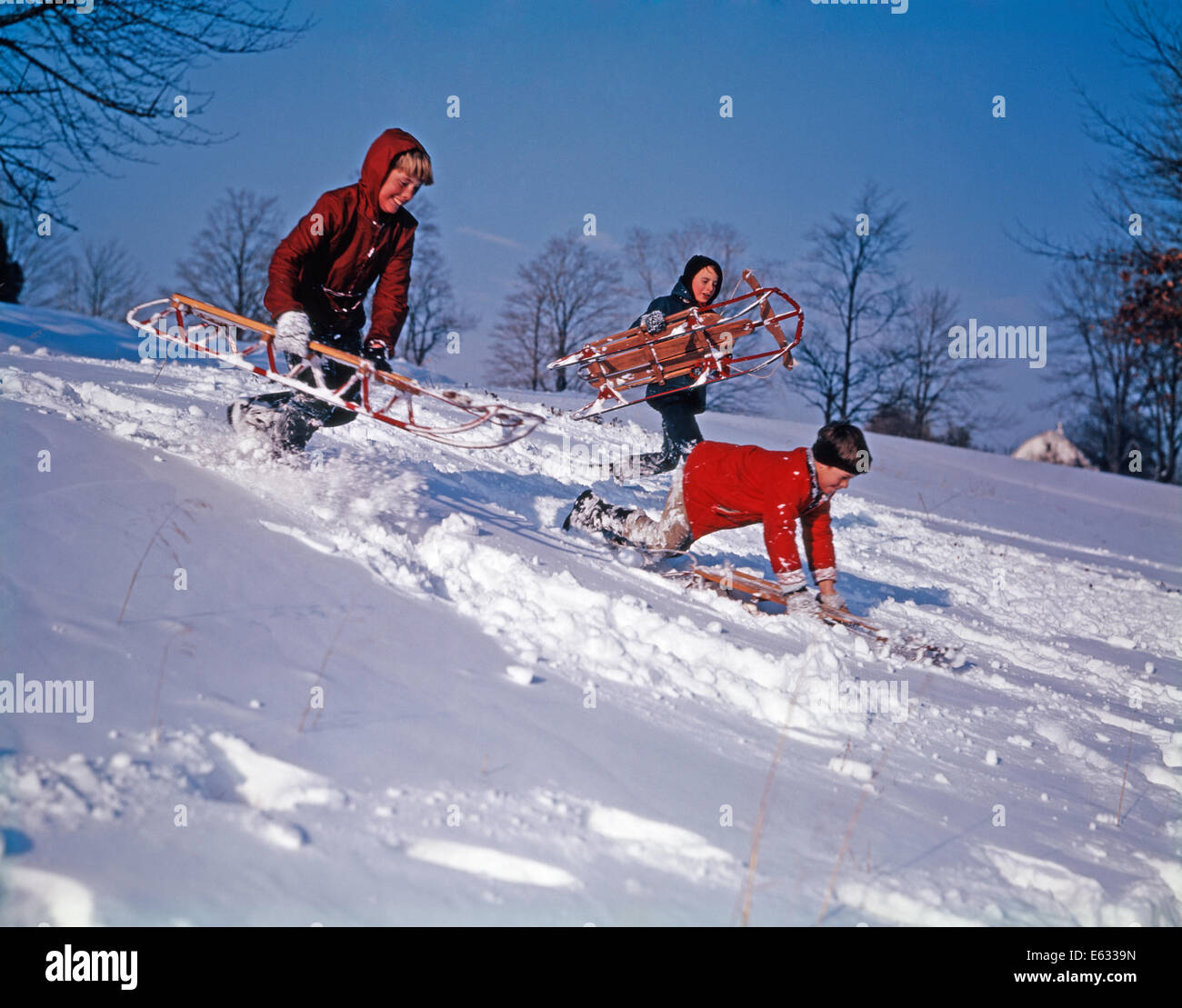 Sleds old fashioned old fashion old time hi-res stock photography and ...