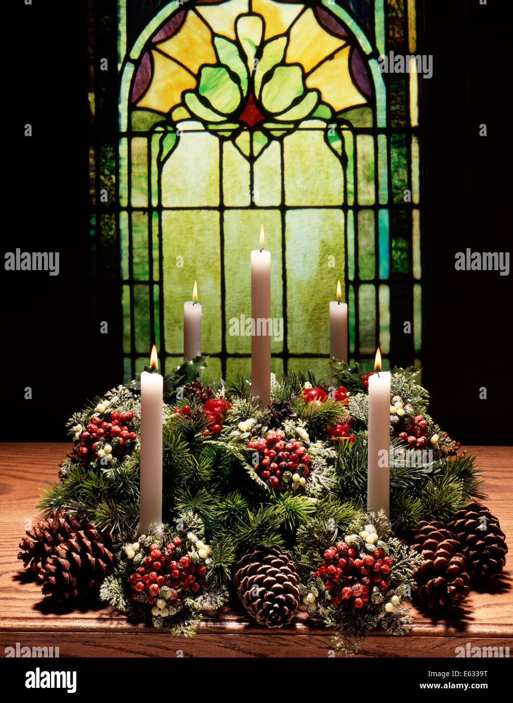 Advent Stained Glass