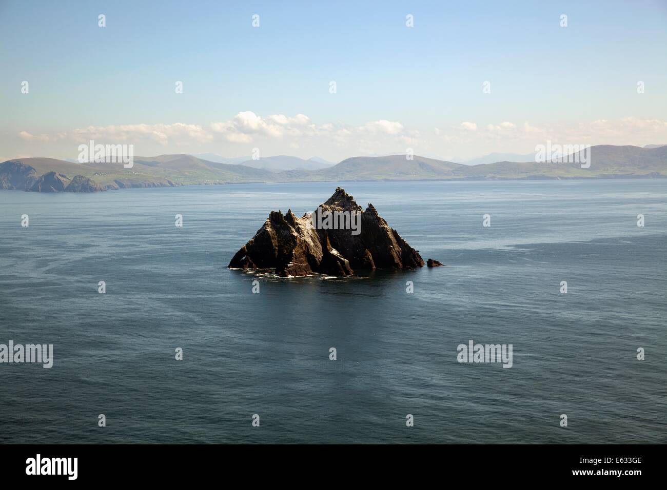 Skellig Islands Rep. Ireland. View from Great Skellig to Little Skellig ...