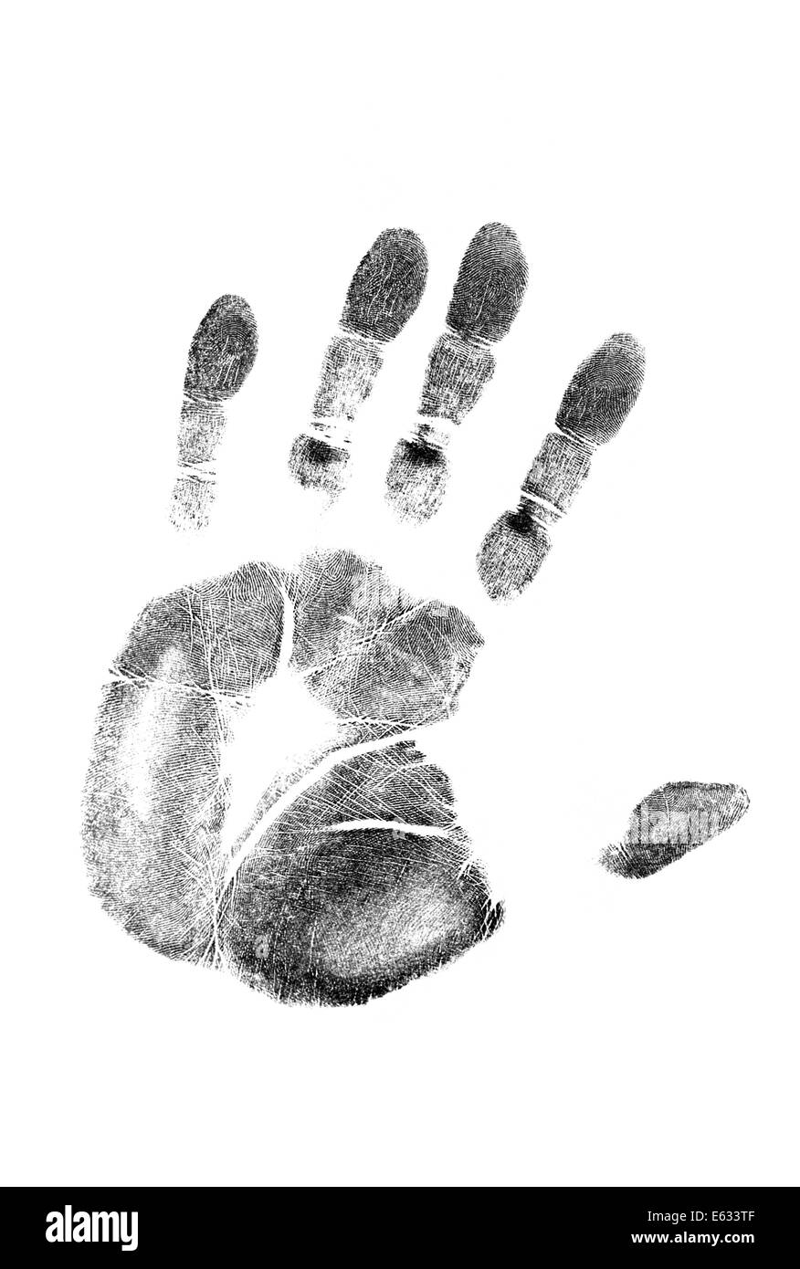 Left hand thumb up Black and White Stock Photos & Images - Alamy