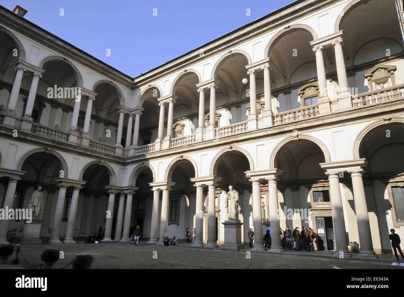 Milan brera academy fine arts hi-res stock photography and images - Alamy