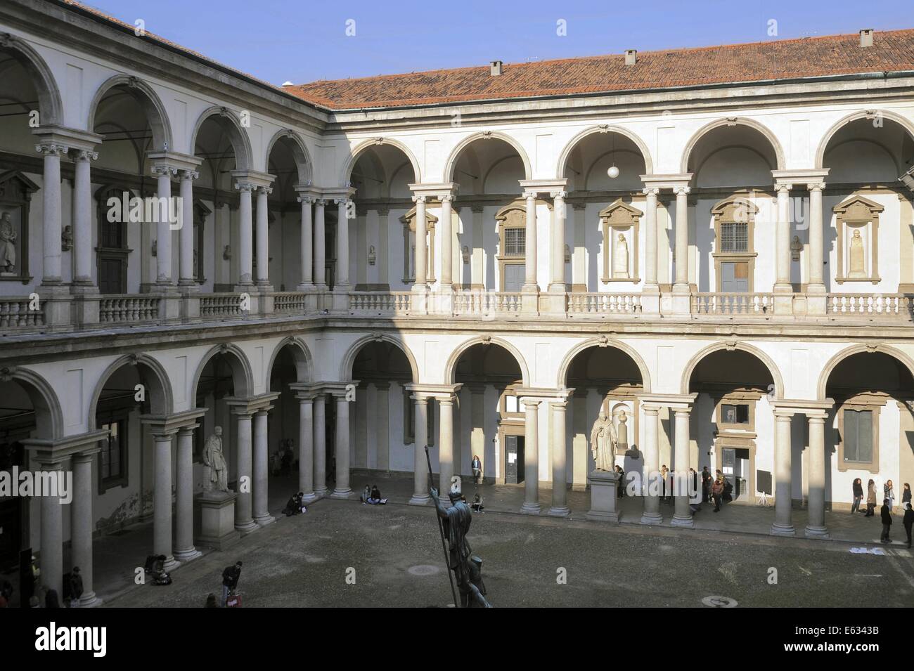 Milan brera academy fine arts hi-res stock photography and images - Alamy