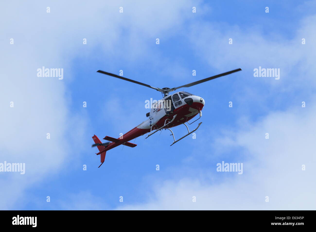 Channel 7 News helicopter above the 2014 Avon Descent river race ...