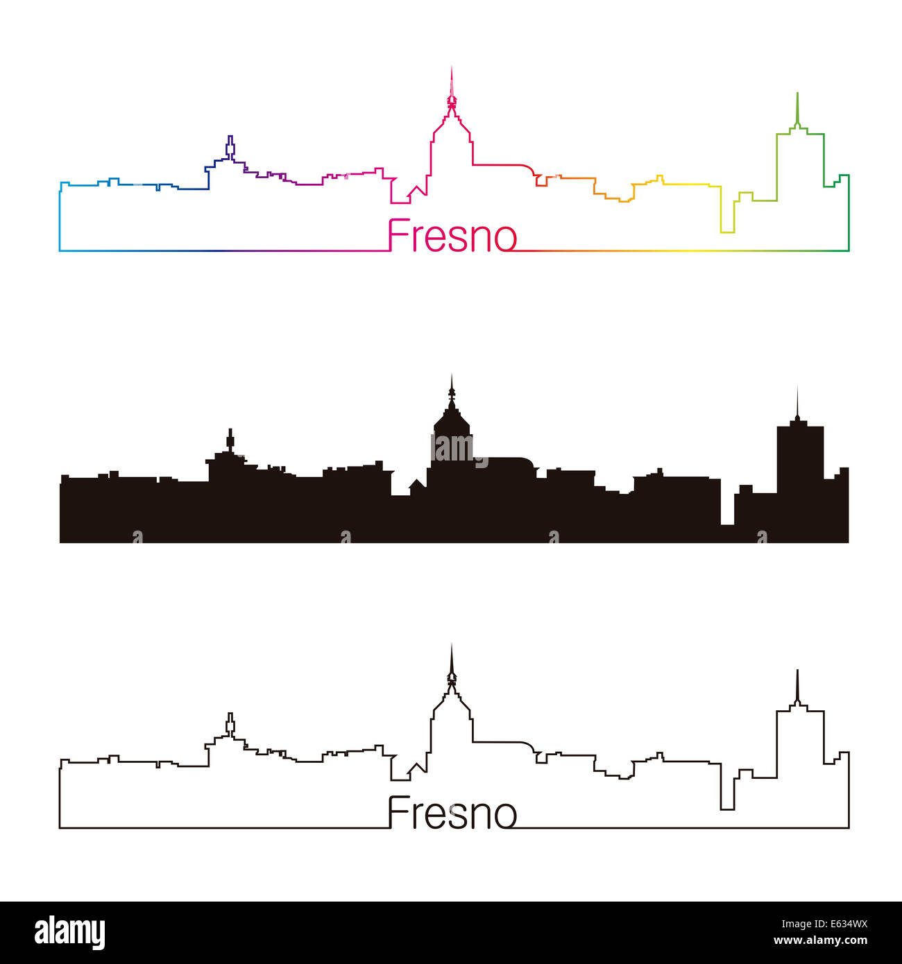 Downtown fresno california hi-res stock photography and images - Alamy